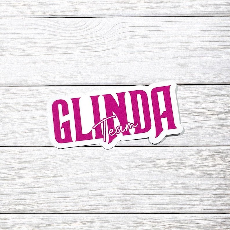 Glinda Vinyl Sticker - Waterproof, Wicked Inspired Stickers for Laptops ...