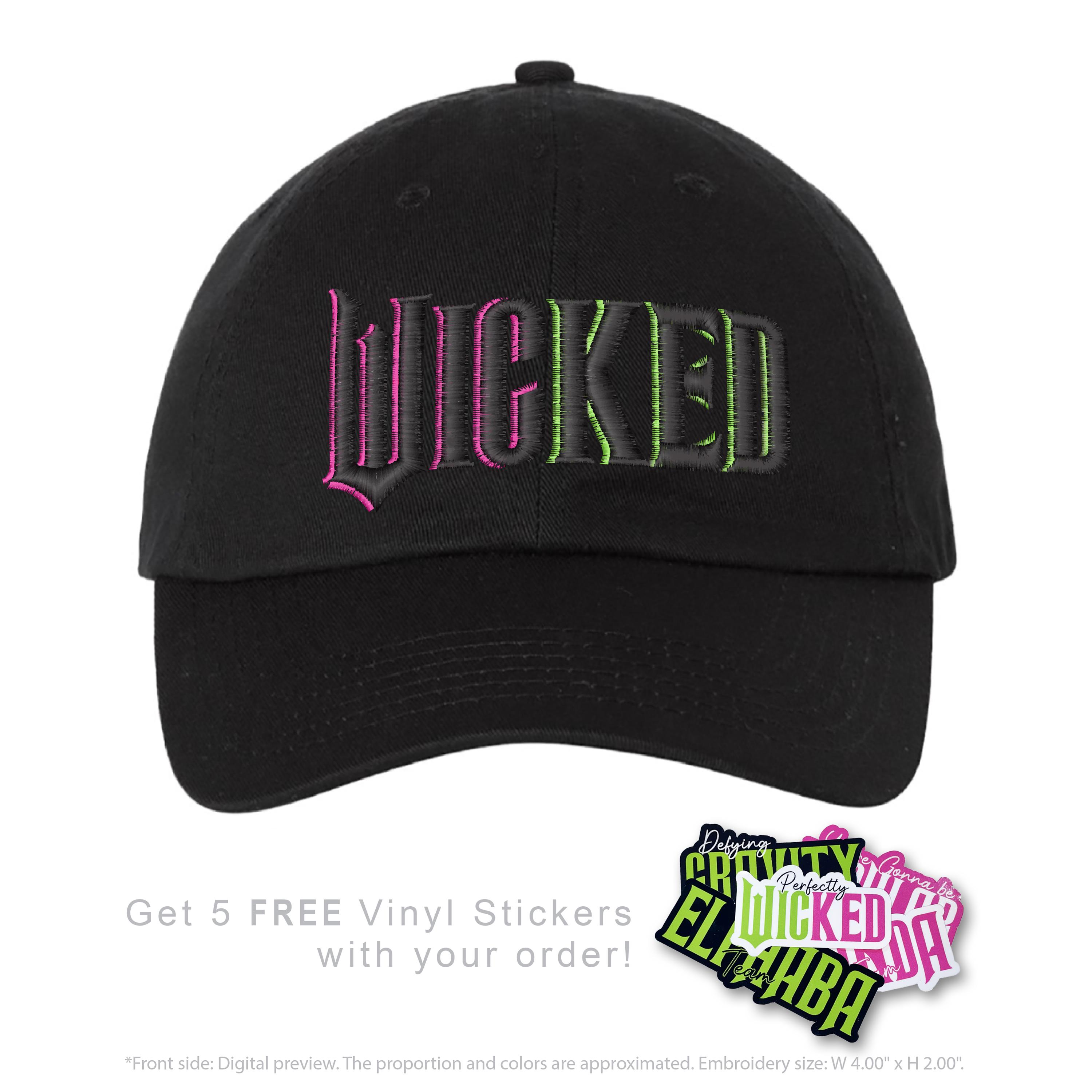 Wicked Classic Dad's Cap - Broadway Musical Inspired, Wicked Fans Gift ...