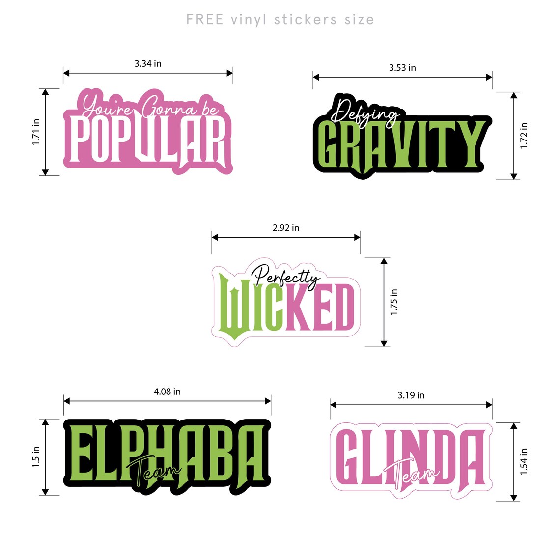 Wicked Trucker Snapback Hat - Wicked Embroidered Broadway Musical Gift, Glinda & Elphaba ...