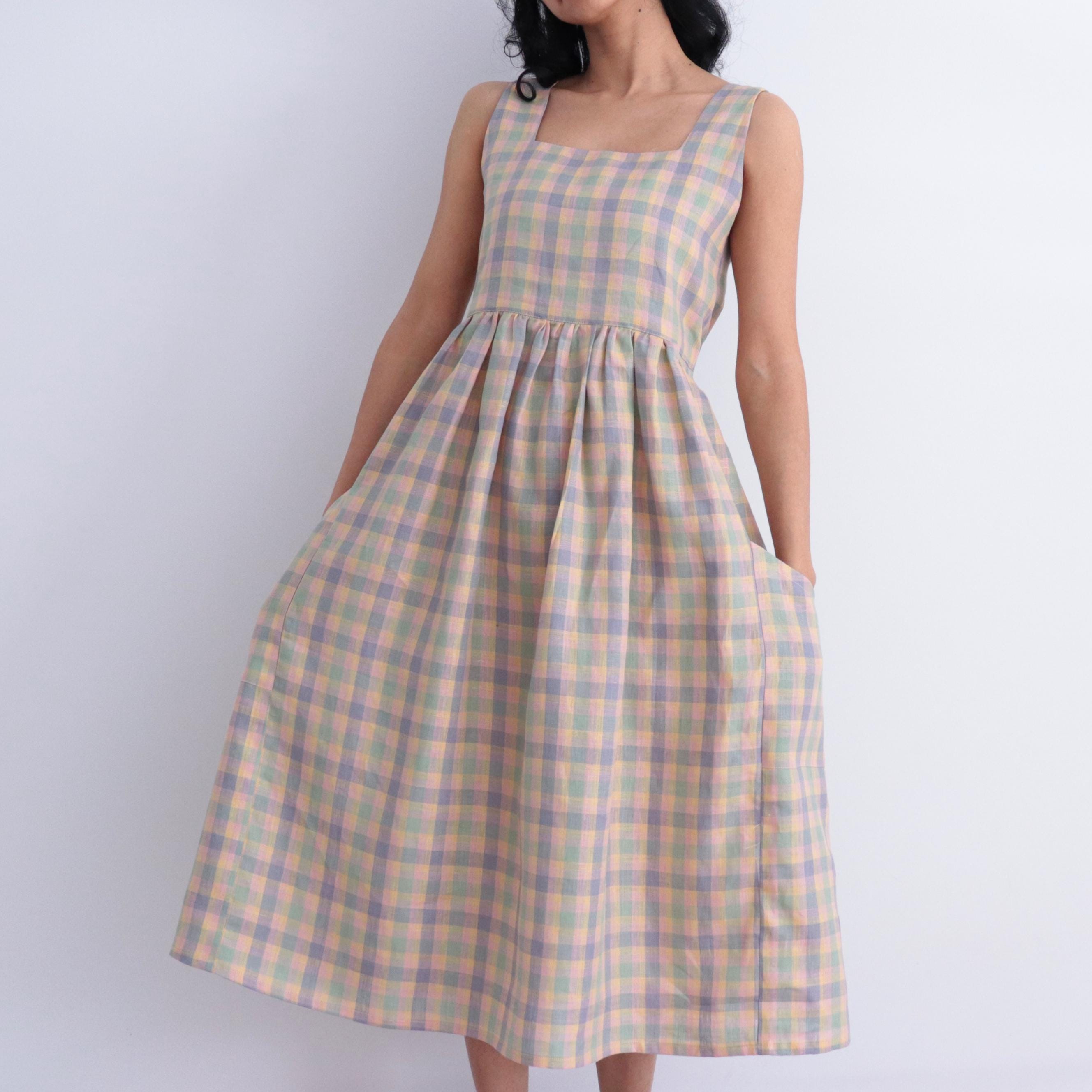 Sleeveless Dress Sewing Pattern PDF: Beginner-friendly, US Sizes 0-26 ...