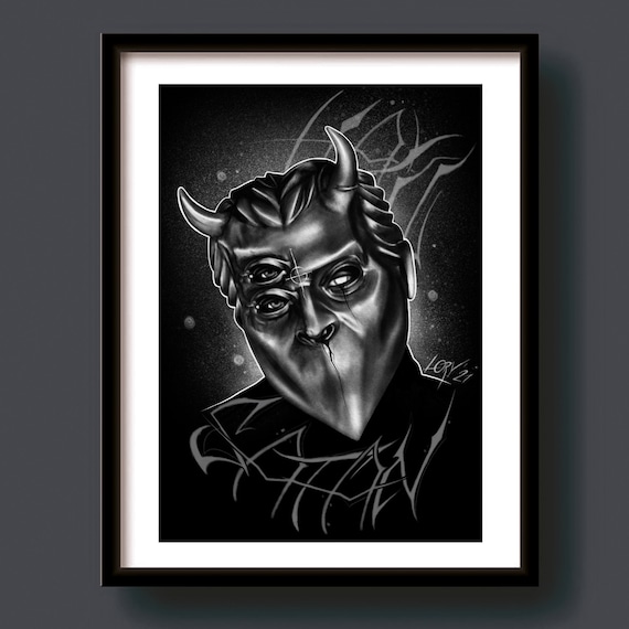 Nameless Ghoul ghost Print | Etsy