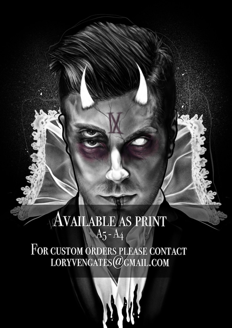 Spencer Charnas (ice Nine Kills) Print - Etsy