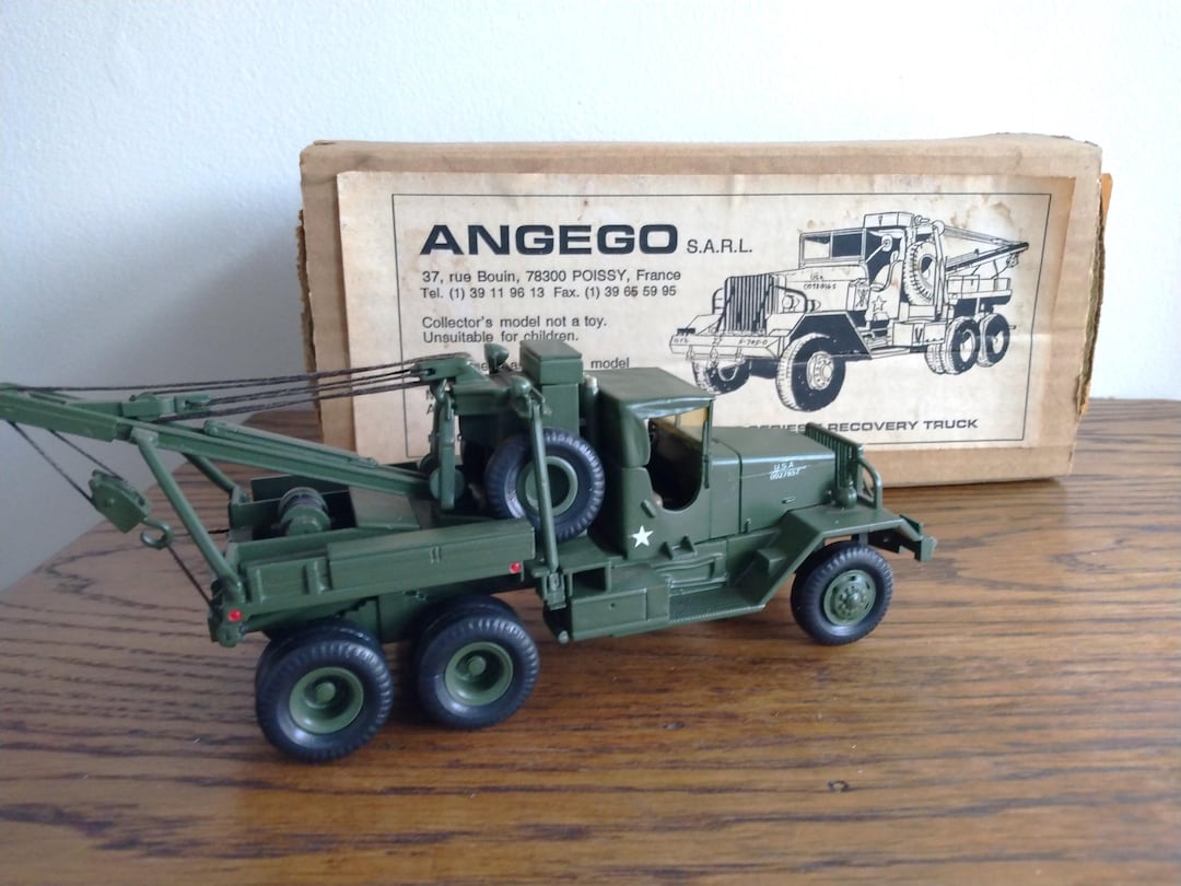 Solido Collection Militaire I Vehicle - Angego SARL Recovery Truck ...