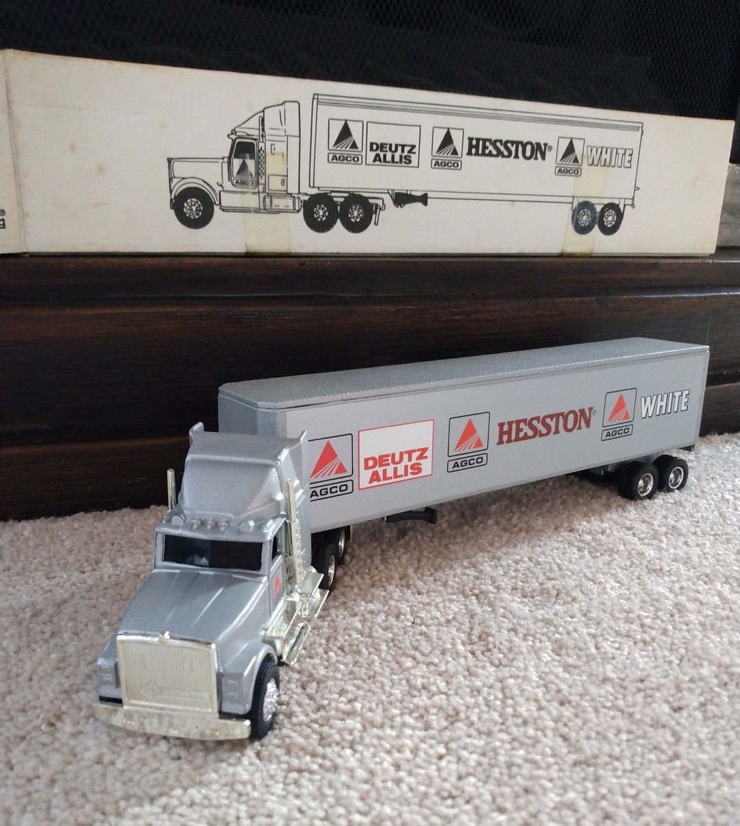 Ertl 1-64 Scale Trucks - Deutz Allis/hesston/white - Binkley & Hurst Bros - MM Weaver and Sons ...