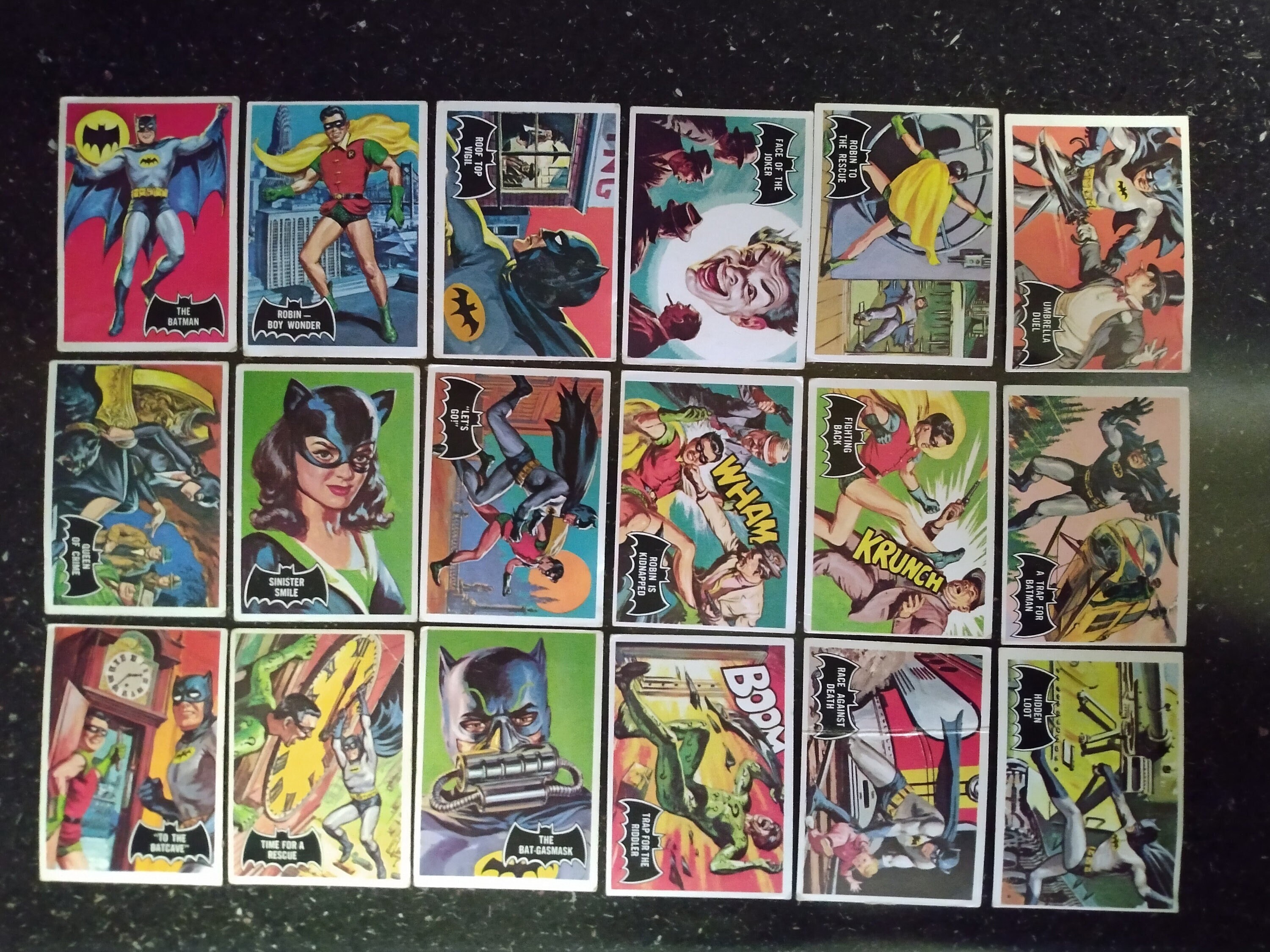 1966 Topps Batman Cards Blue Bats Black Bats Bat Laffs - Etsy