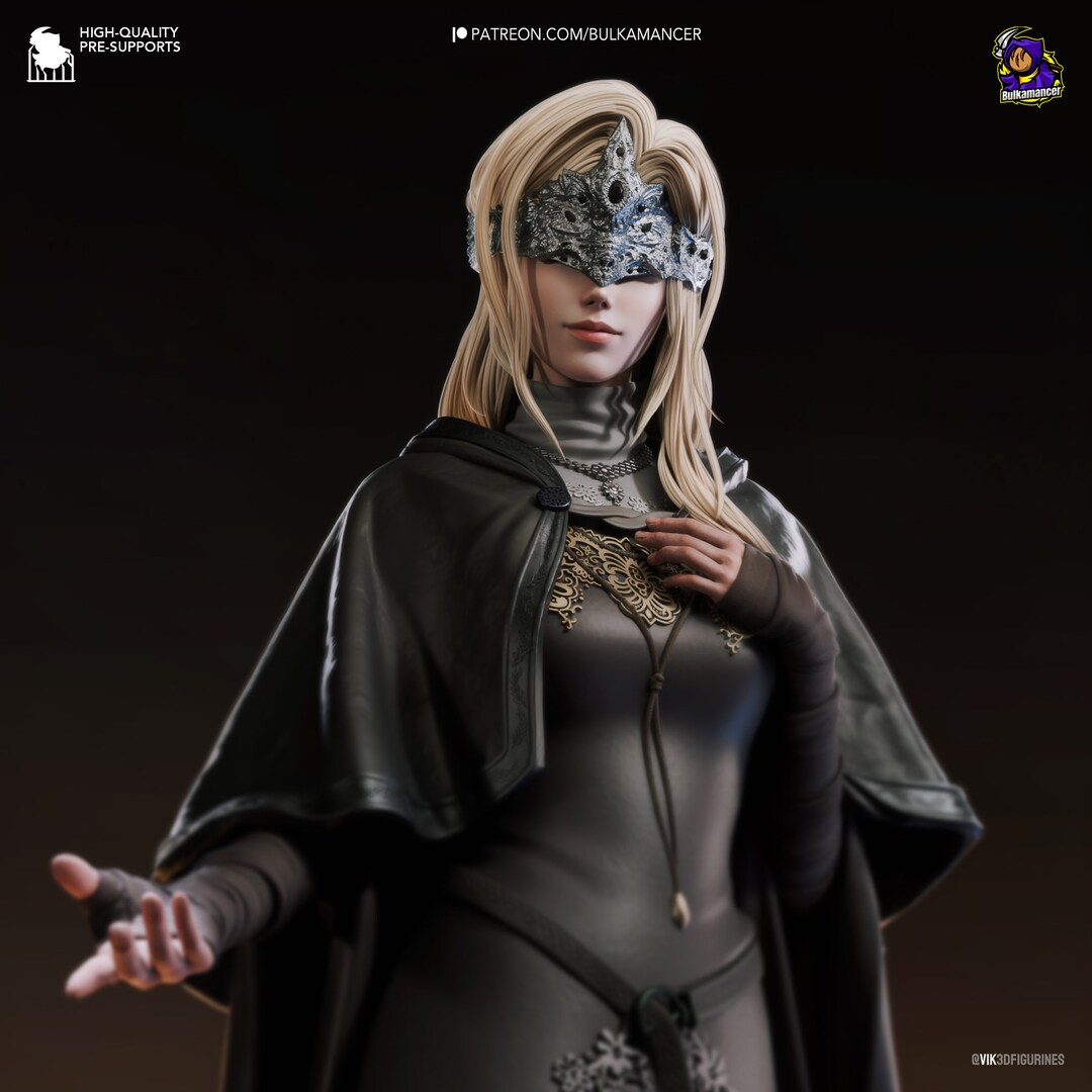 Fire Keeper Dark Souls 3 Fan Art 14K 3D Printed Figurine 235 Mm High - Etsy