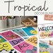 TROPICAL Classroom Decor Bundle Editable - Etsy