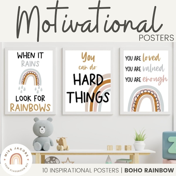 Rainbow Poster - Etsy