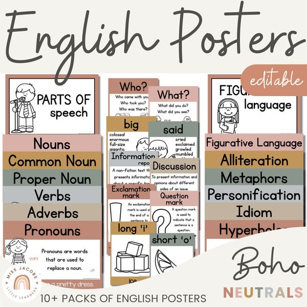 Neutral Posters - Etsy