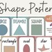 Shape Posters | Cute Sea Life Classroom Decor | Editable - Etsy