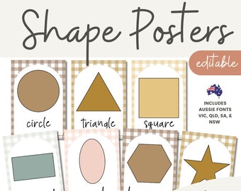 Editable Classroom Posters Daisy Gingham Neutrals Classroom Decor - Etsy