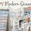 Meet the Teacher Templates | Modern Ocean Classroom Decor | Editable - Etsy