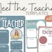 Meet the Teacher Templates | Cute Sea Life Classroom Decor | Editable ...