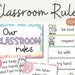 EDITABLE Classroom Rules and Expectations Behaviour Management Bulletin ...