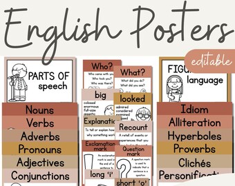 BOHO VIBES Classroom Labels Bundle Editable Desert Neutral Classroom ...