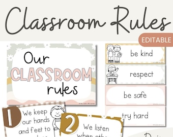 Daisy Gingham Classroom Decor Bundle Editable - Etsy