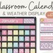 Classroom Number Line Display With Negatives | PASTELS - Etsy