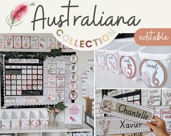 Boho Rainbow Calm Color Classroom Decor Bundle Inspirational - Etsy