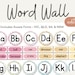 Alphabet Word Wall Daisy Gingham Pastels Classroom Decor Editable - Etsy