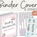 Binder Covers and Spines | Daisy Gingham Pastels Classroom Decor ...