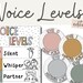 Spotty Boho Voice Noise Level Display EDITABLE Classroom - Etsy