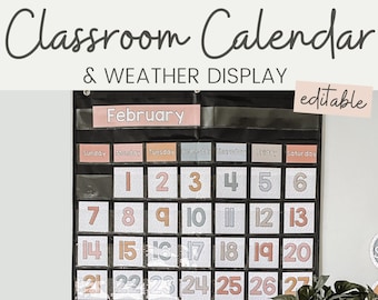 Classroom Calendar - Etsy
