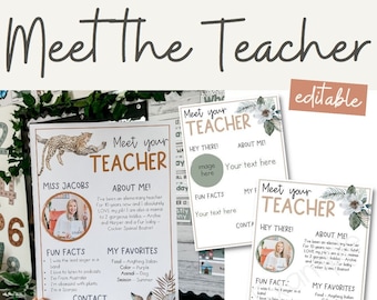 Jungle Safari Editable Classroom Decor Bundle, Bulletin Boards, Back to ...