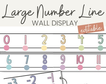 Classroom Number Posters With Ten Frames 0-20 Modern - Etsy