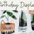 Modern Boho Plants Birthday Display | Rustic Boho Classroom Decor ...