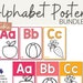 BRIGHTS Alphabet Posters Mini Bundle | Neon Rainbow Classroom Decor - Etsy