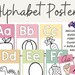 Alphabet Posters | PASTELS | Muted Rainbow Decor | EDITABLE - Etsy