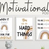 Cutesy Inspirational Classroom Posters, Composition Book Motivational ...