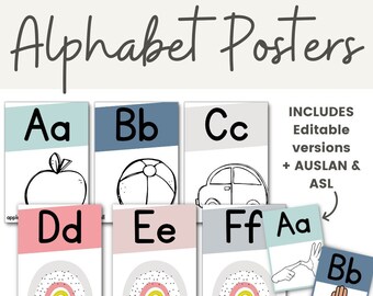 MODERN RAINBOW Classroom Jobs Display Editable Calm Colors Classroom ...