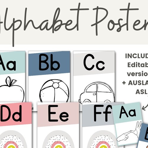 CALM COLORS 3D Shape Posters Modern Rainbow Classroom Decor - Etsy