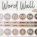 Alphabet Word Wall SPOTTY NEUTRALS Classroom Decor - Etsy