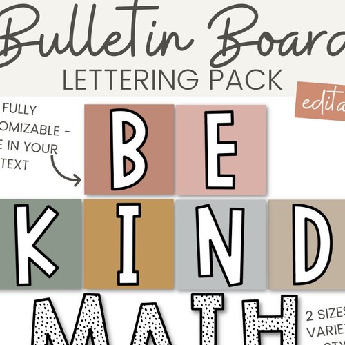 BOHO RAINBOW Classroom Decor Bundle Editable Neutral - Etsy