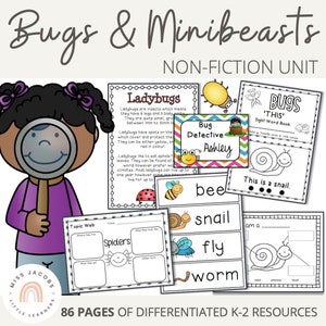 Bugs and Insects Spring Unit - Perfect for Distance Learning - Etsy
