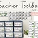 BOTANICAL Classroom Labels Editable Modern Farmhouse Classroom Decor - Etsy