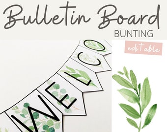 Bold Printable Bulletin Board Letters Classroom Decor - Etsy