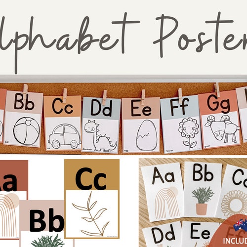 BOHO RAINBOW Classroom Decor Bundle Editable Neutral - Etsy