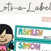 RAINBOW Editable Tray Labels Classroom Labels & Name Tags - Etsy