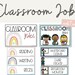 MODERN RAINBOW Classroom Jobs Display | Editable | Calm Colors ...