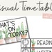 CACTUS Visual Timetable Editable Cactus Classroom Decor - Etsy