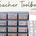 TROPICAL Teacher Toolbox Editable Tropical Classroom Decor | Etsy