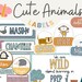 Cute Animal Classroom Labels Bundle | Editable Student Name Tags ...