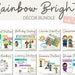 RAINBOW BRIGHTS Classroom Decor Bundle - Etsy