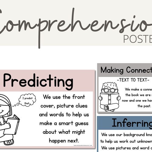 MODERN RAINBOW Hand Signals Posters Editable Calm Colors - Etsy