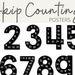 Skip Counting Large Number Display Black Basics Classroom | Etsy