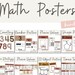 DESERT NEUTRAL Math Posters Bundle Boho Color Palette | Etsy