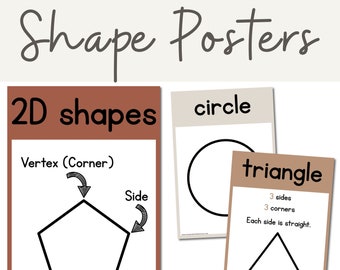 DESERT NEUTRAL Number Posters Boho Vibes Classroom Decor | Etsy